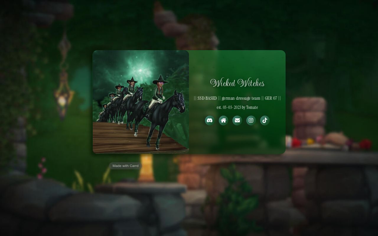 Wicked Witches Carrd